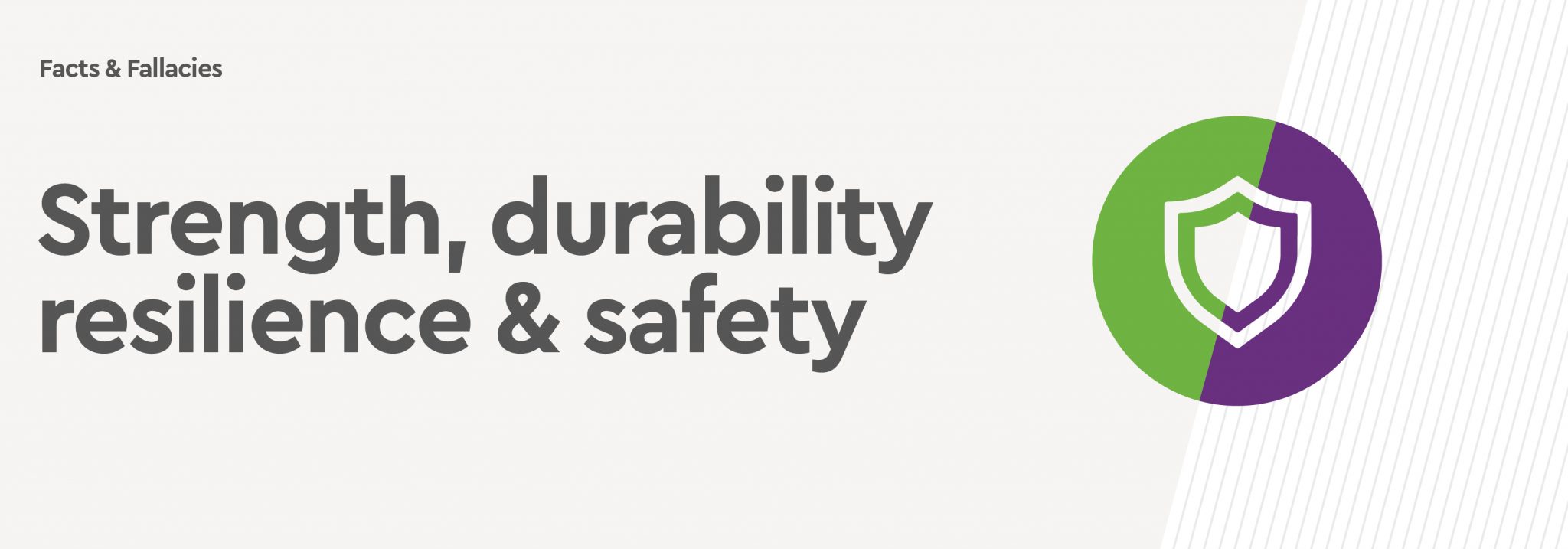 Strength, durability, resilience & safety : GCCA